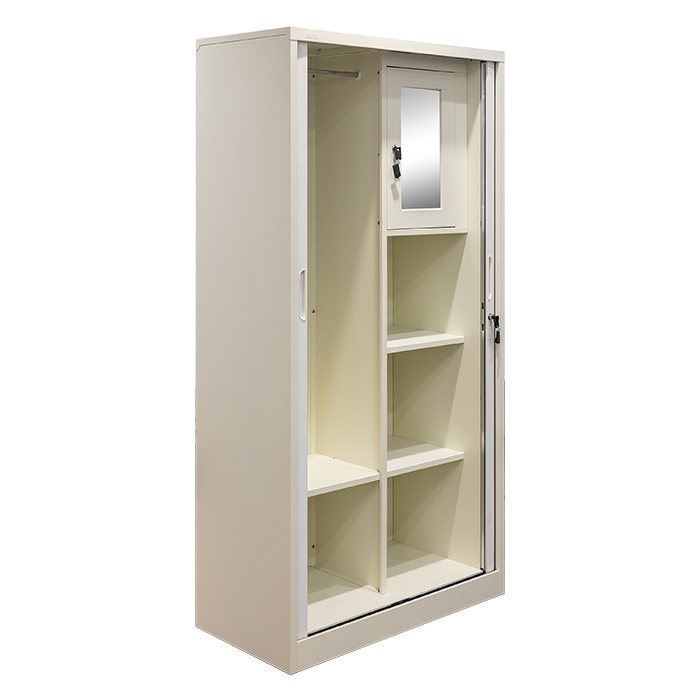 Jual NEW YOURI MULTIFUNCTION HIGH CABINET WITH TAMBOUR DOOR 90*45*185 ...