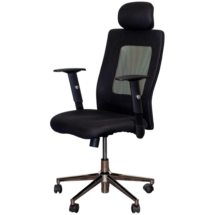 NEW RAOUL HIGH CHAIR 64*62*118-128 STL17A BLACK/BLACK – Myleben