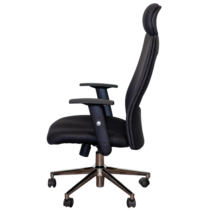 NEW RAOUL HIGH CHAIR 64*62*118-128 STL17A BLACK/BLACK – Myleben